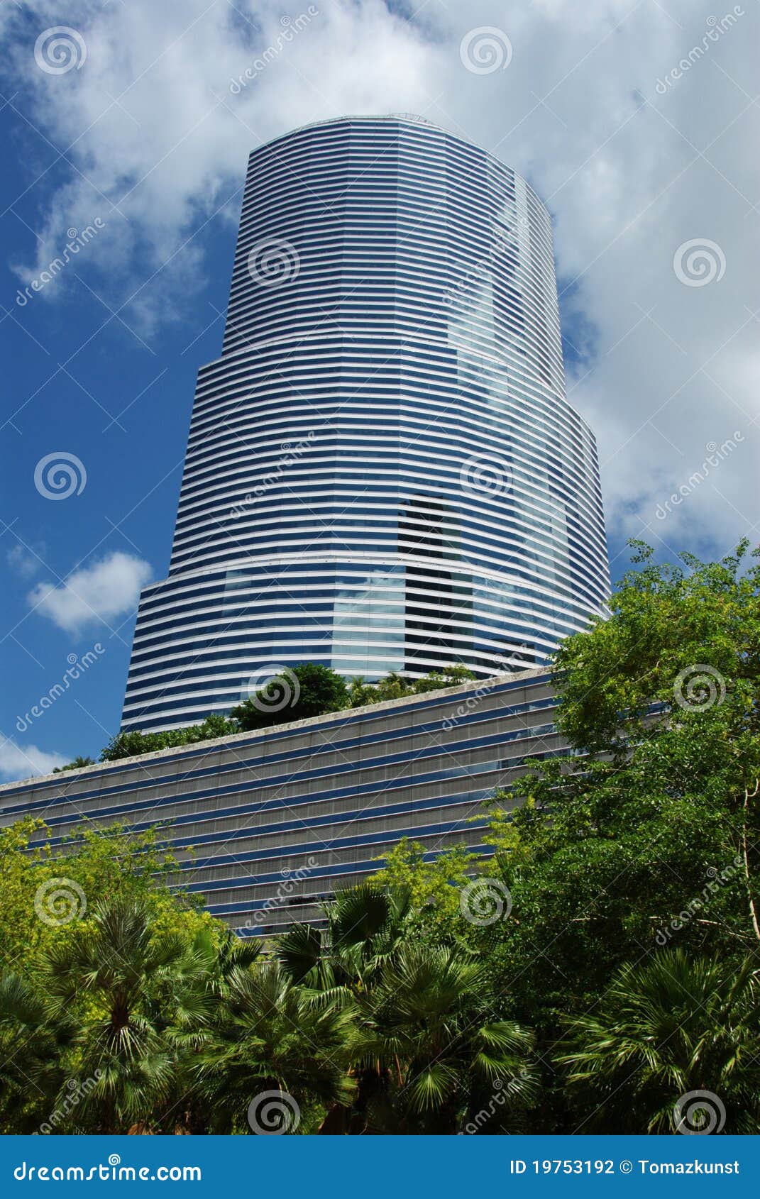 Miami tower stock photo. Image of destination, downtown - 19753192