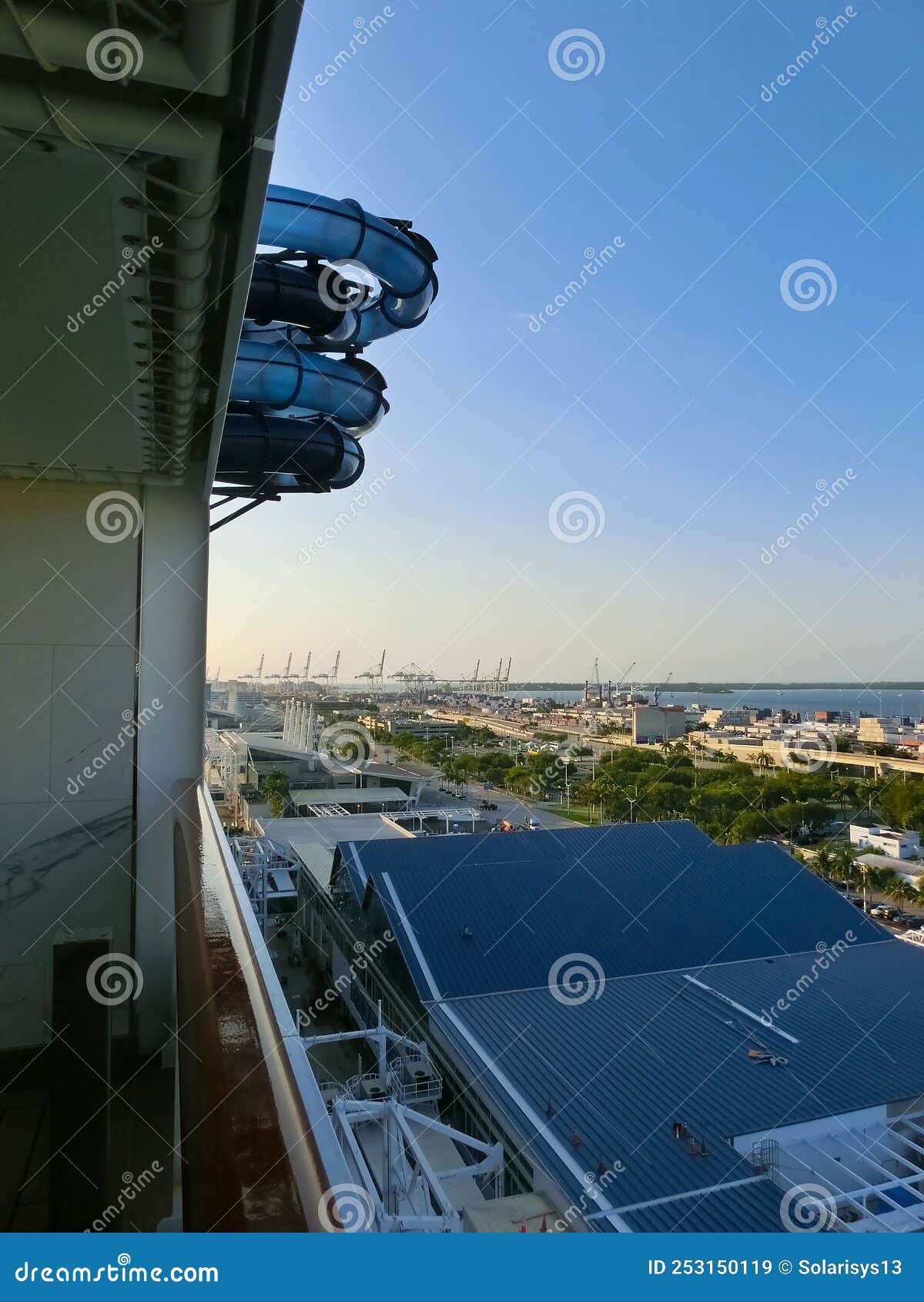 MSC Cruise Terminal in Miami Editorial Stock Image - Image of weight ...