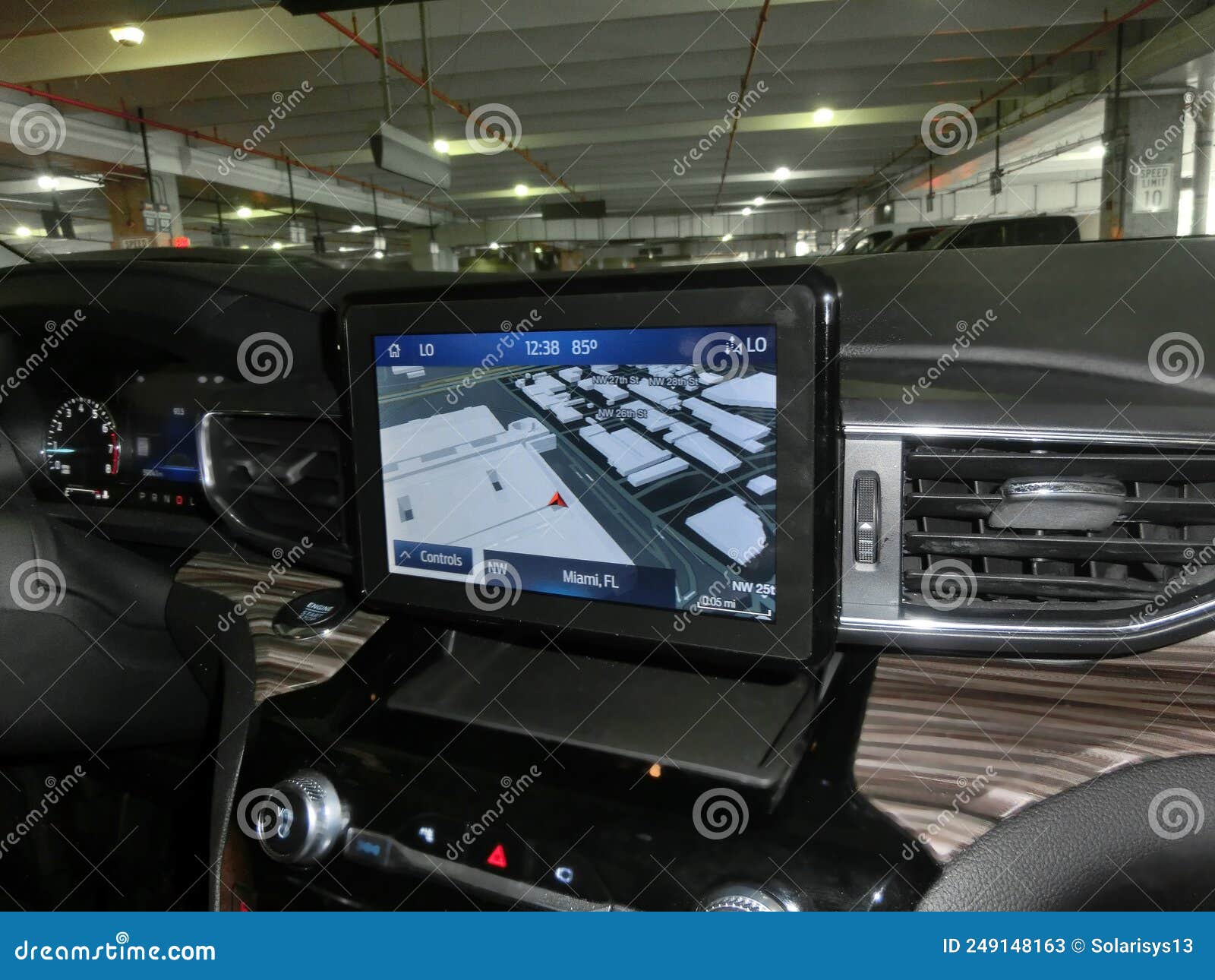 Ford Explorer Car Dashboard and Navigation System Editorial Stock Photo ...