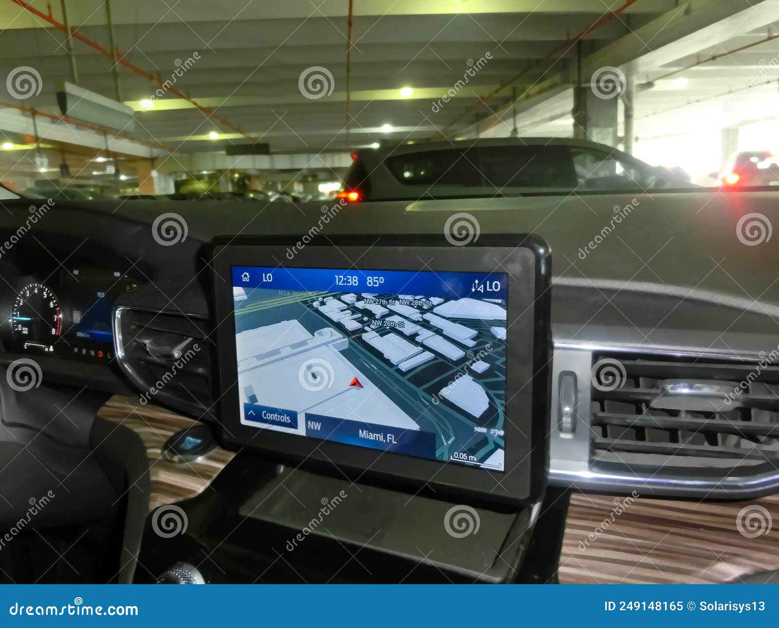Ford Explorer Car Dashboard and Navigation System Editorial Image ...