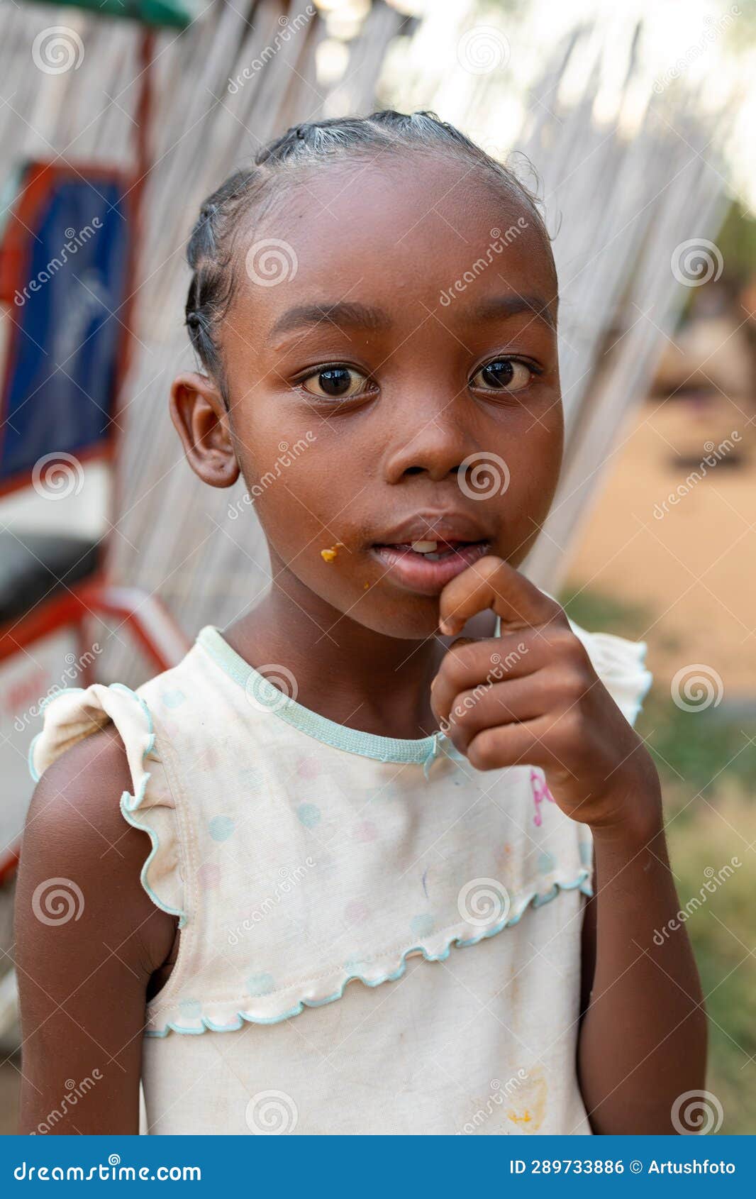 Small Cute Malagasy Girl In Miandrivazo Madagascar Editorial Photo