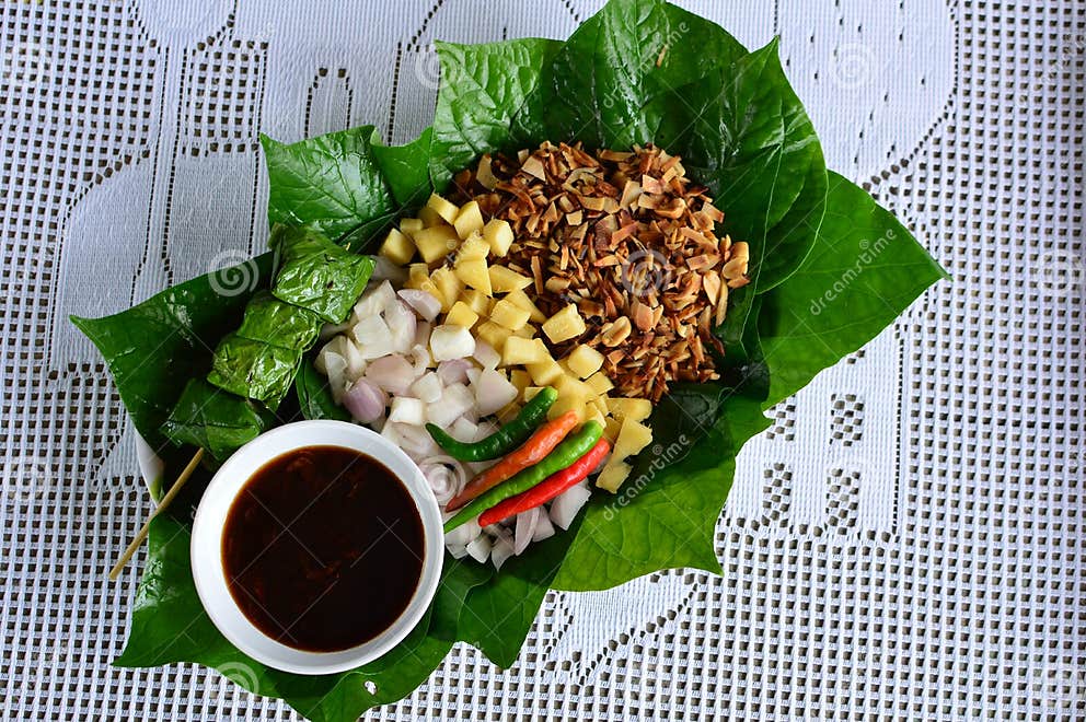 Miang Kam-thaifood stock photo. Image of brown, seasoning - 75966934