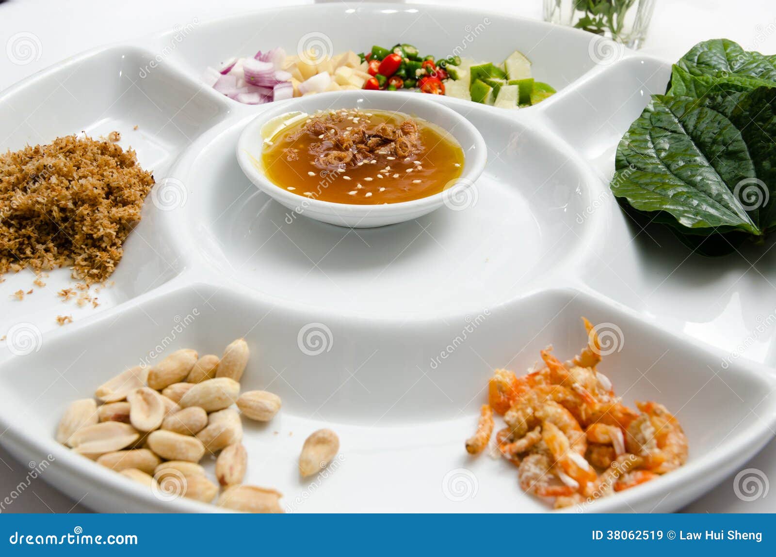 Miang Kham, Traditional Snack from Thailand Stock Image - Image of ...