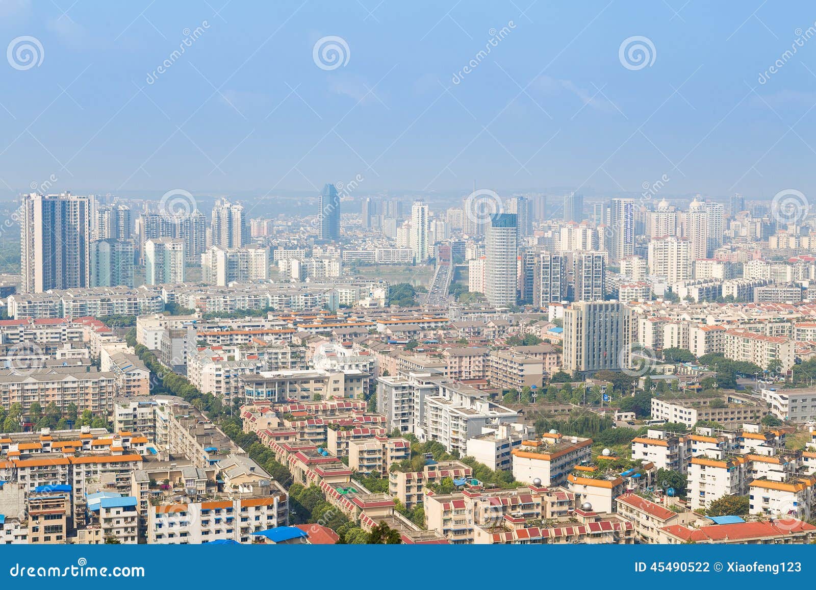 Mianyang city panorama stock photo. Image of travel, panorama - 45490522
