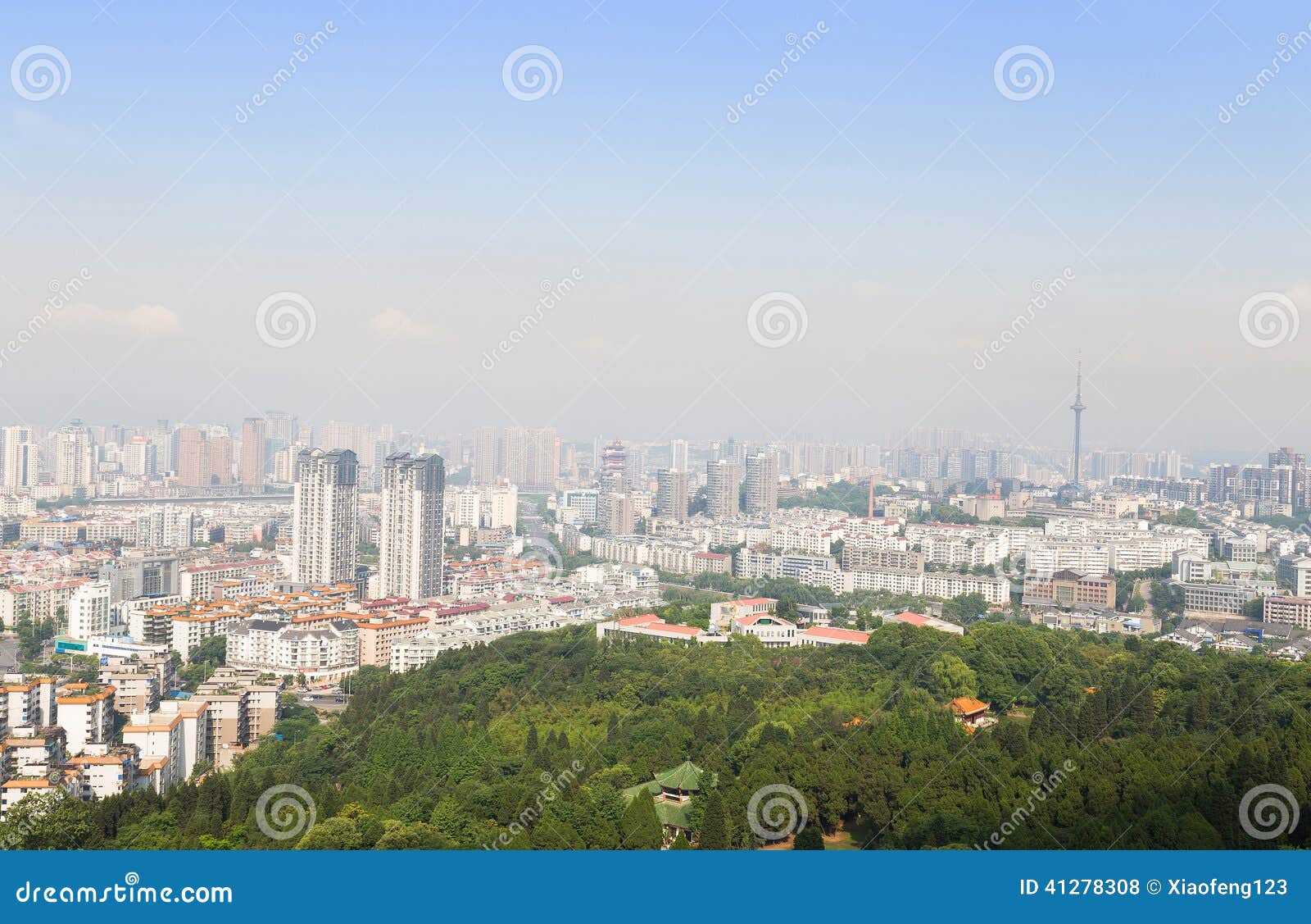 Mianyang panorama stock photo. Image of scene, famous - 41278308