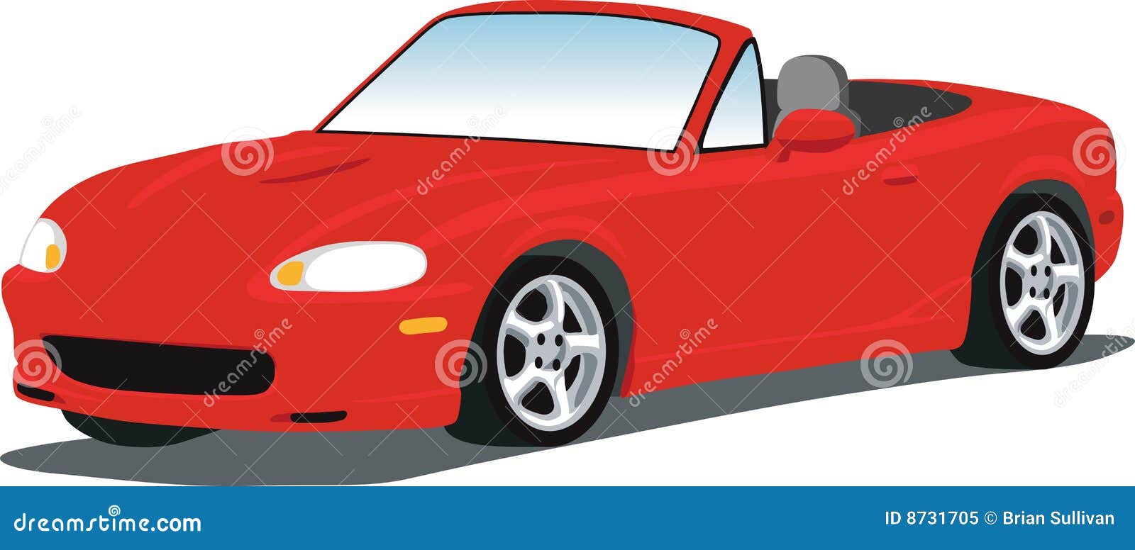 Miata Roadster stock vector. Illustration of front, performance - 8731705