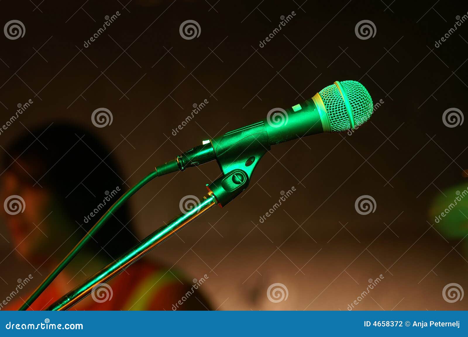 Mic in green stock photo. Image of singer, artist, music - 4658372