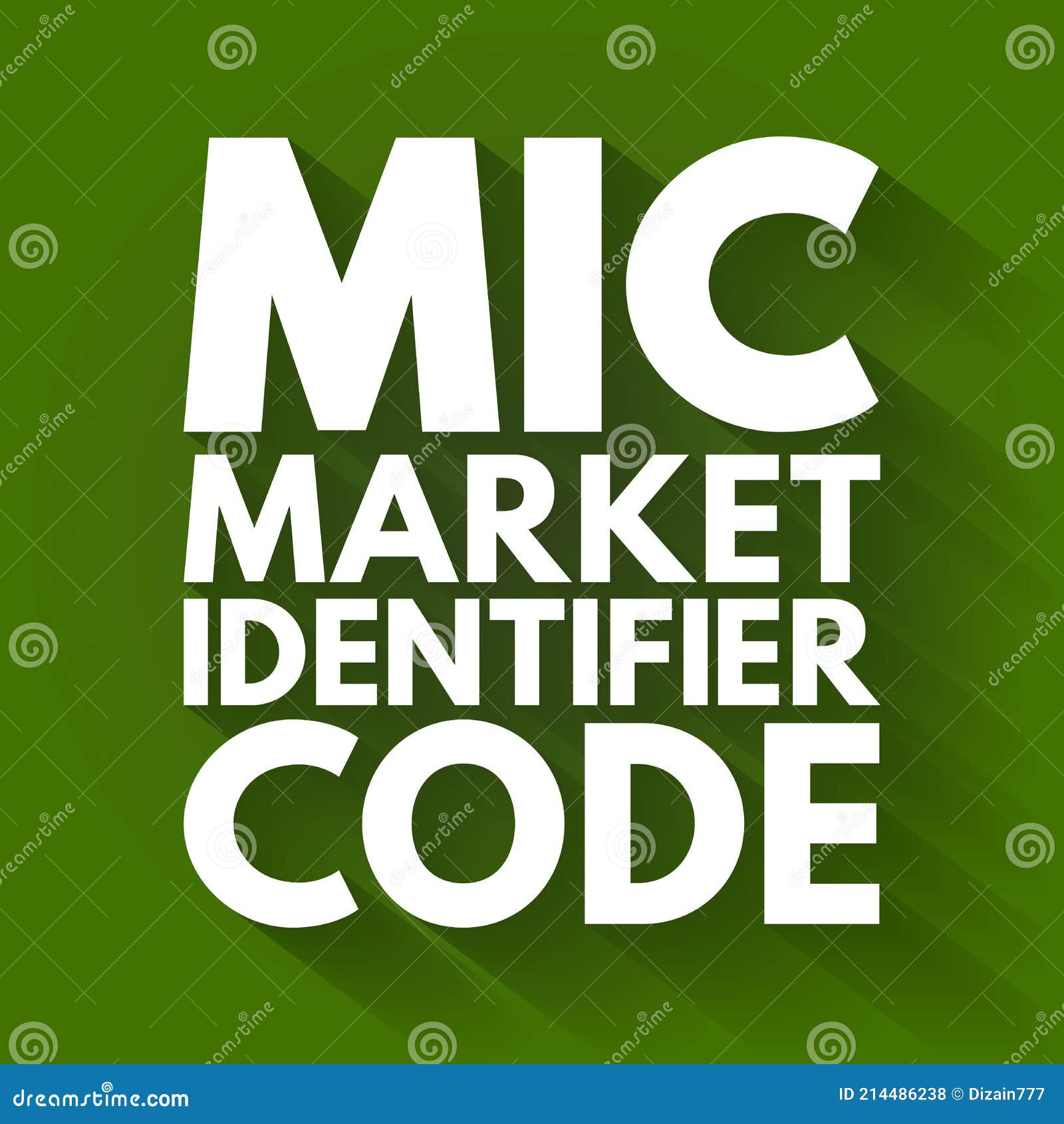 MIC, Market Identifier Code. Concept With Keywords, People And Icons ...