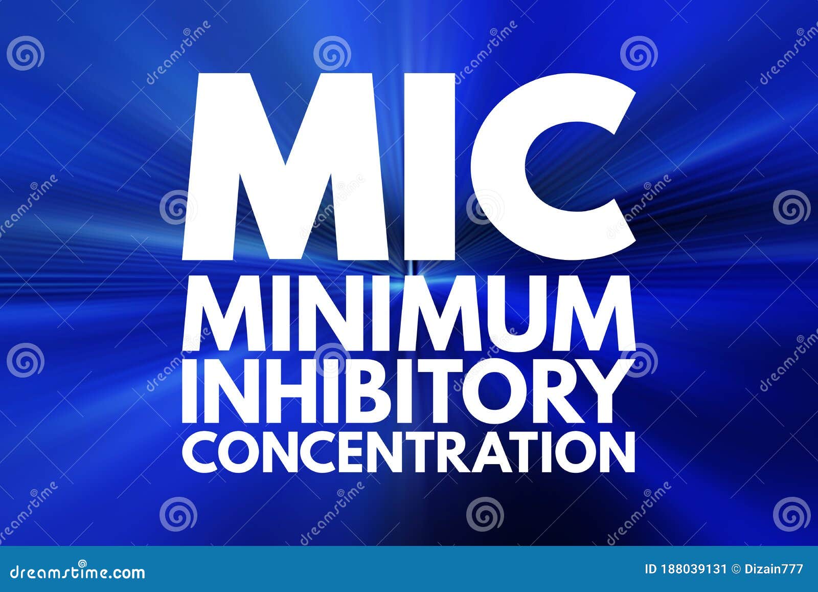 MIC - Minimum Inhibitory Concentration Acronym, Medical Concept ... MIC - Minimum Inhibitory Concentration Acronym, Medical Concept ...