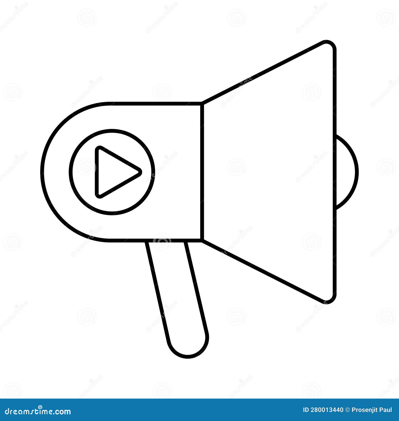 Mic, Promotion, Ads, Advertisement, Announcement Icon Stock Vector ...