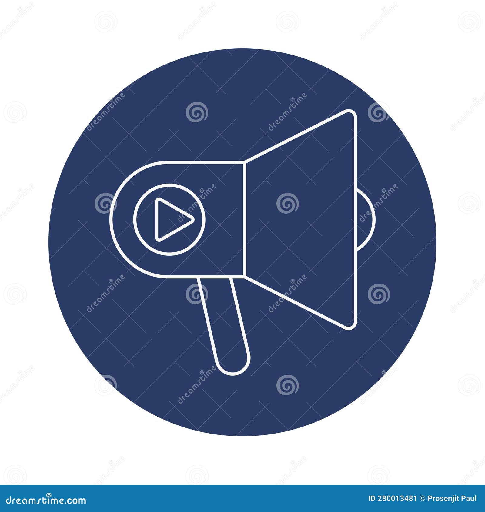 Mic, Promotion, Ads, Advertisement, Announcement Icon Stock Vector ...