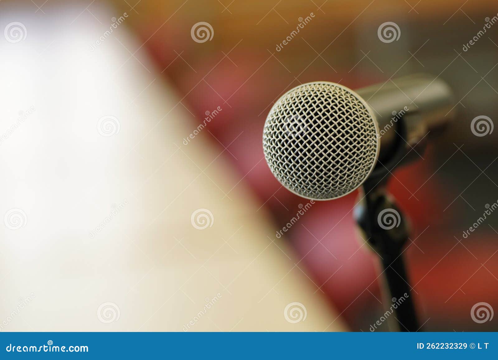 Mic in Small Classroom at School Stock Image - Image of mike ...