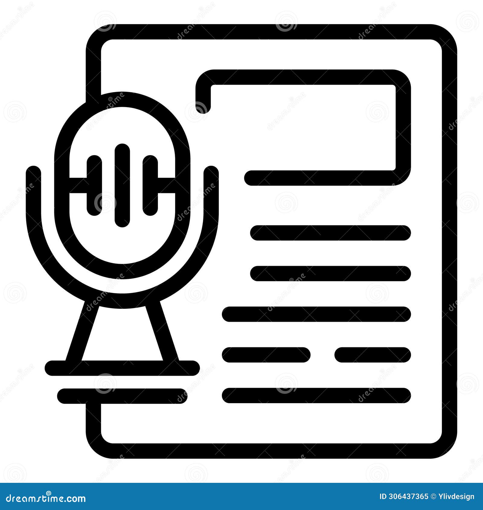 Mic Text Ai Icon Outline Vector. Audio Transcribe Stock Illustration ... Mic Text Ai Icon Outline Vector. Audio Transcribe Stock Illustration ...