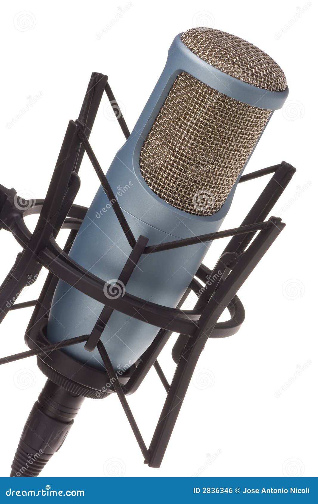 Mic on white stock photo. Image of concert, broadcasting - 2836346