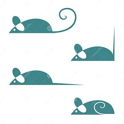 Mice stock vector. Illustration of funny, comic, domestic - 29491520