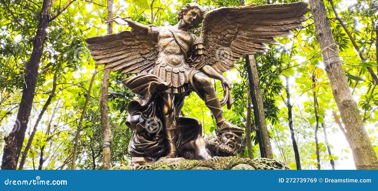 Michael Angel Statue at Segara Wening S Cave of Virgin Mary, Tegal ...