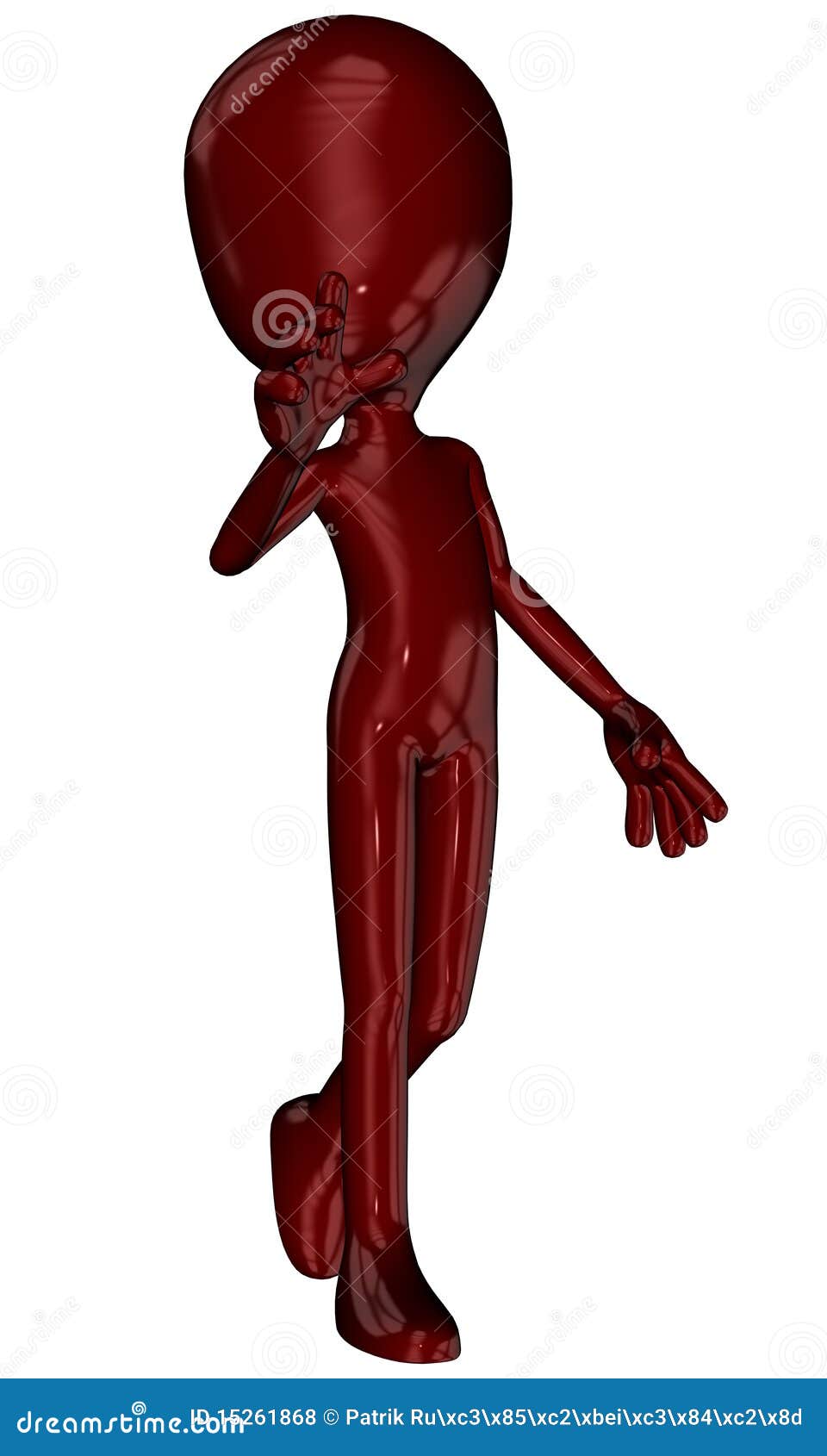 Michael cartoon character stock illustration. Illustration of rendered ...