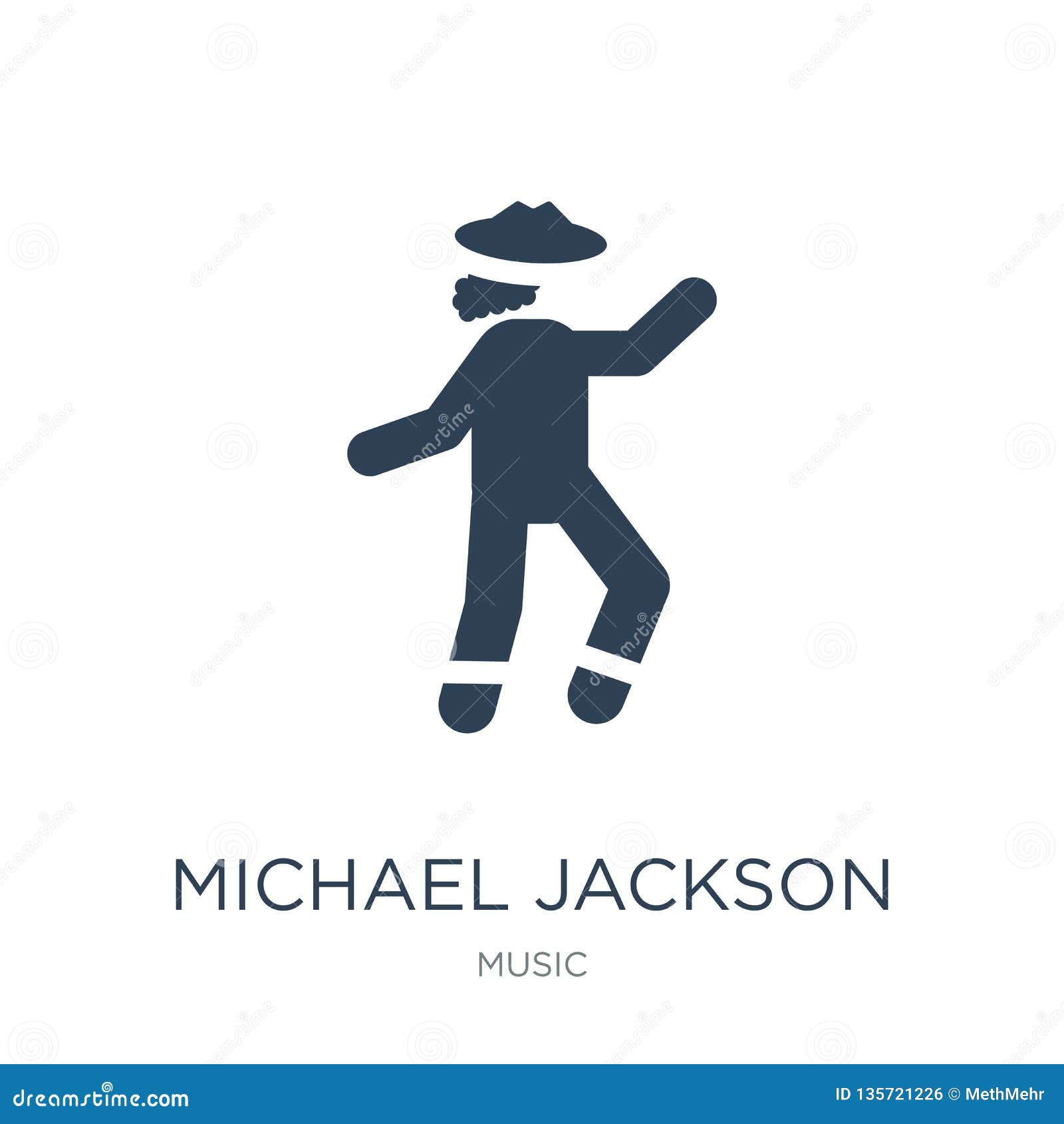 Michael Jackson Icon In Trendy Design Style. Michael Jackson Icon ... Michael Jackson Icon In Trendy Design Style. Michael Jackson Icon ...