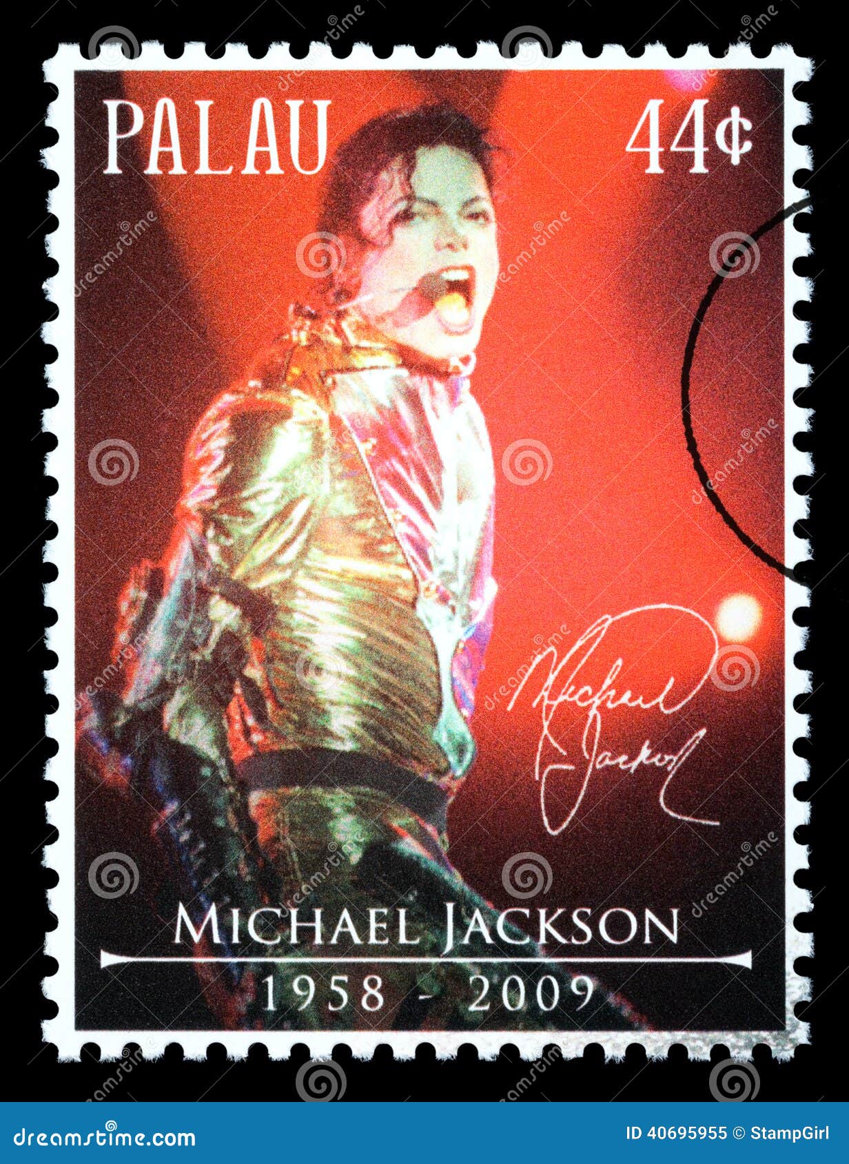 Michael Jackson Postage Stamp Editorial Image - Illustration of ...