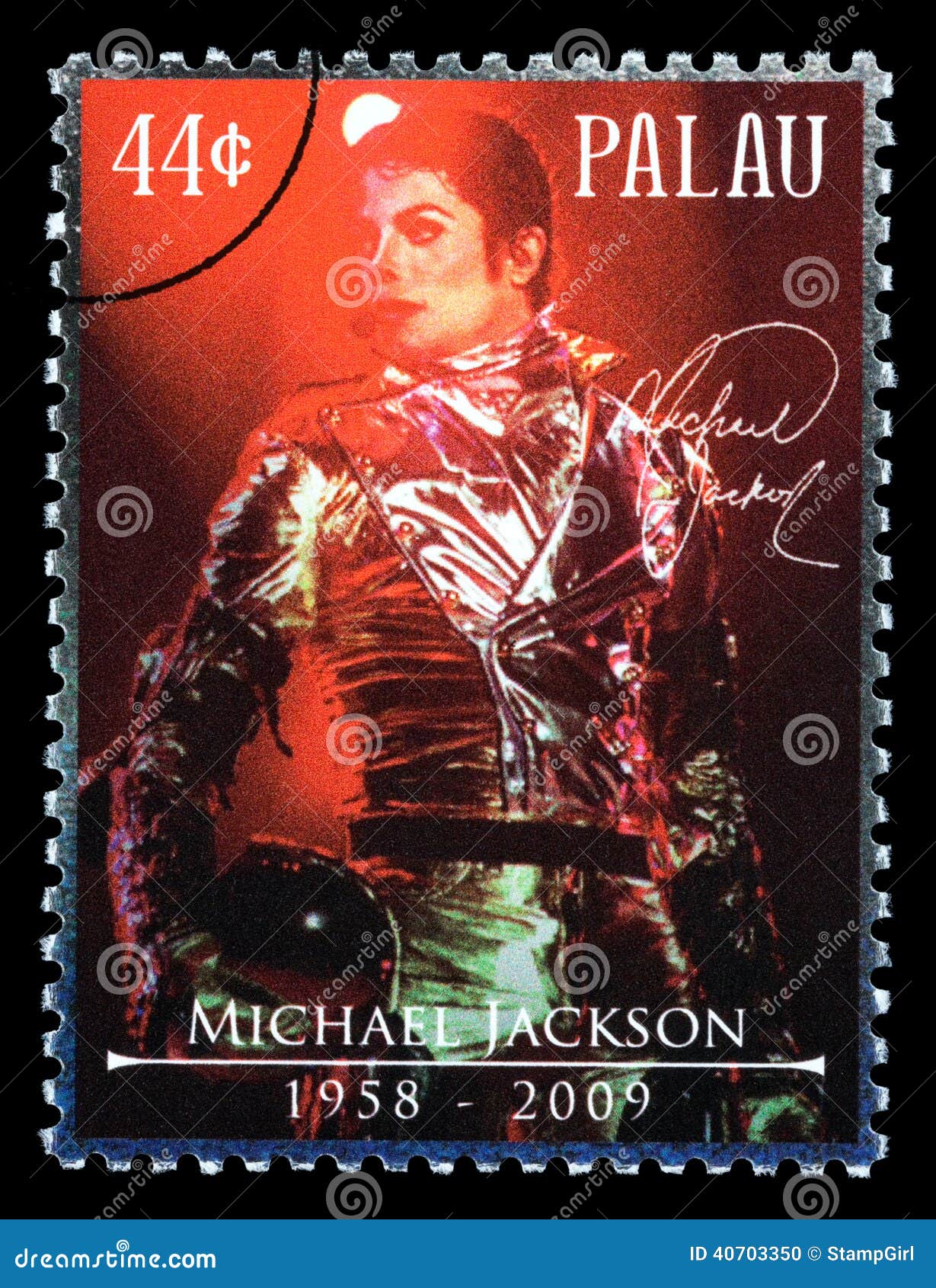 Michael Jackson Postage Stamp Editorial Image - Image of delivery ...