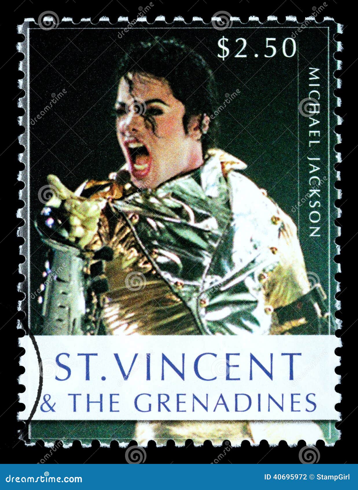 Michael Jackson Postage Stamp Editorial Photography - Illustration of ...