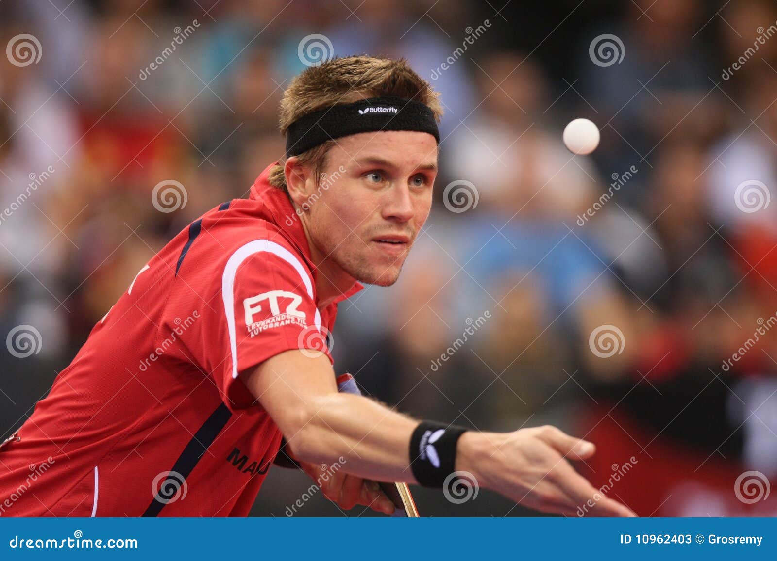 Michael Maze ( DAN ) editorial stock photo. Image of pong - 10962403