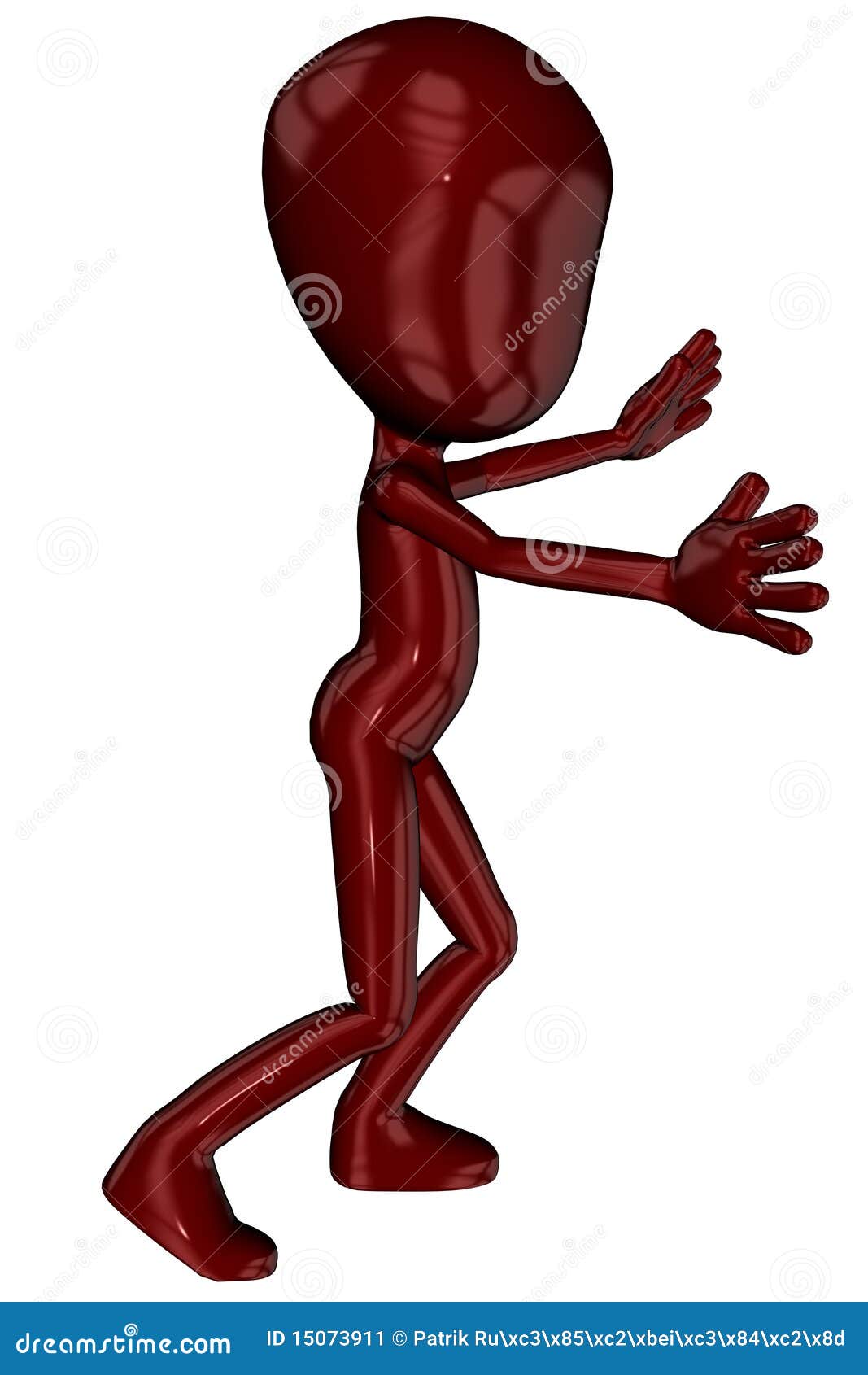 Cartoon Michael With Parrot In Daz3d Style Royalty-Free Stock ...