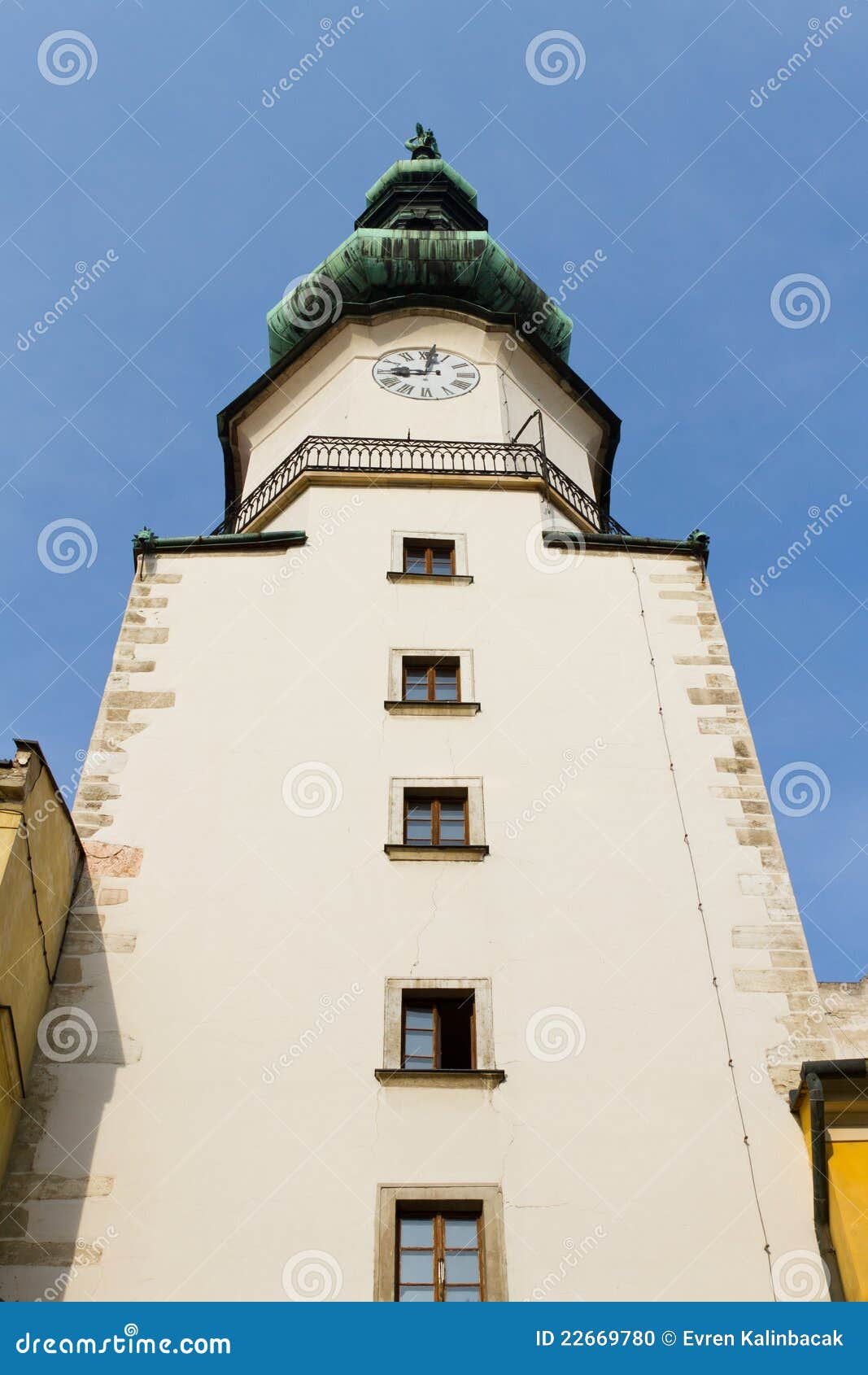 Michael S Tower Bratislava, Slovakia Stock Photo - Image of historical ...