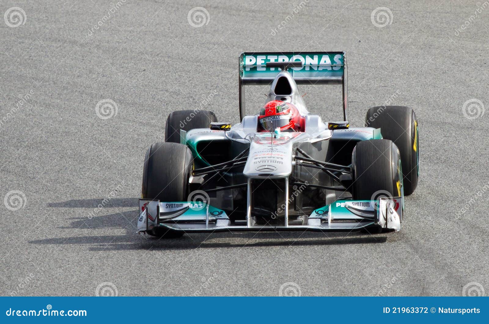 Michael Schumacher F1 editorial photography. Image of mercedes - 21963372