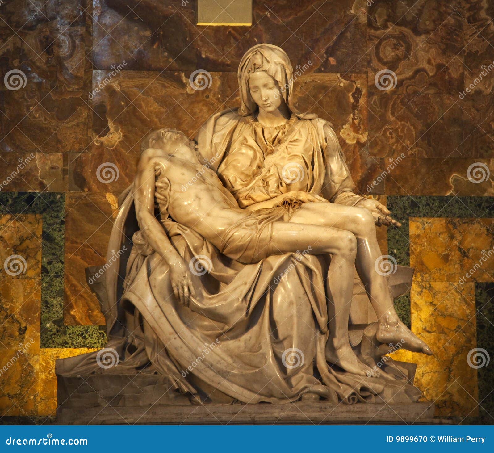 Michaelangelo Pieta Sculpture Vatican Rome Italy Editorial Image ...