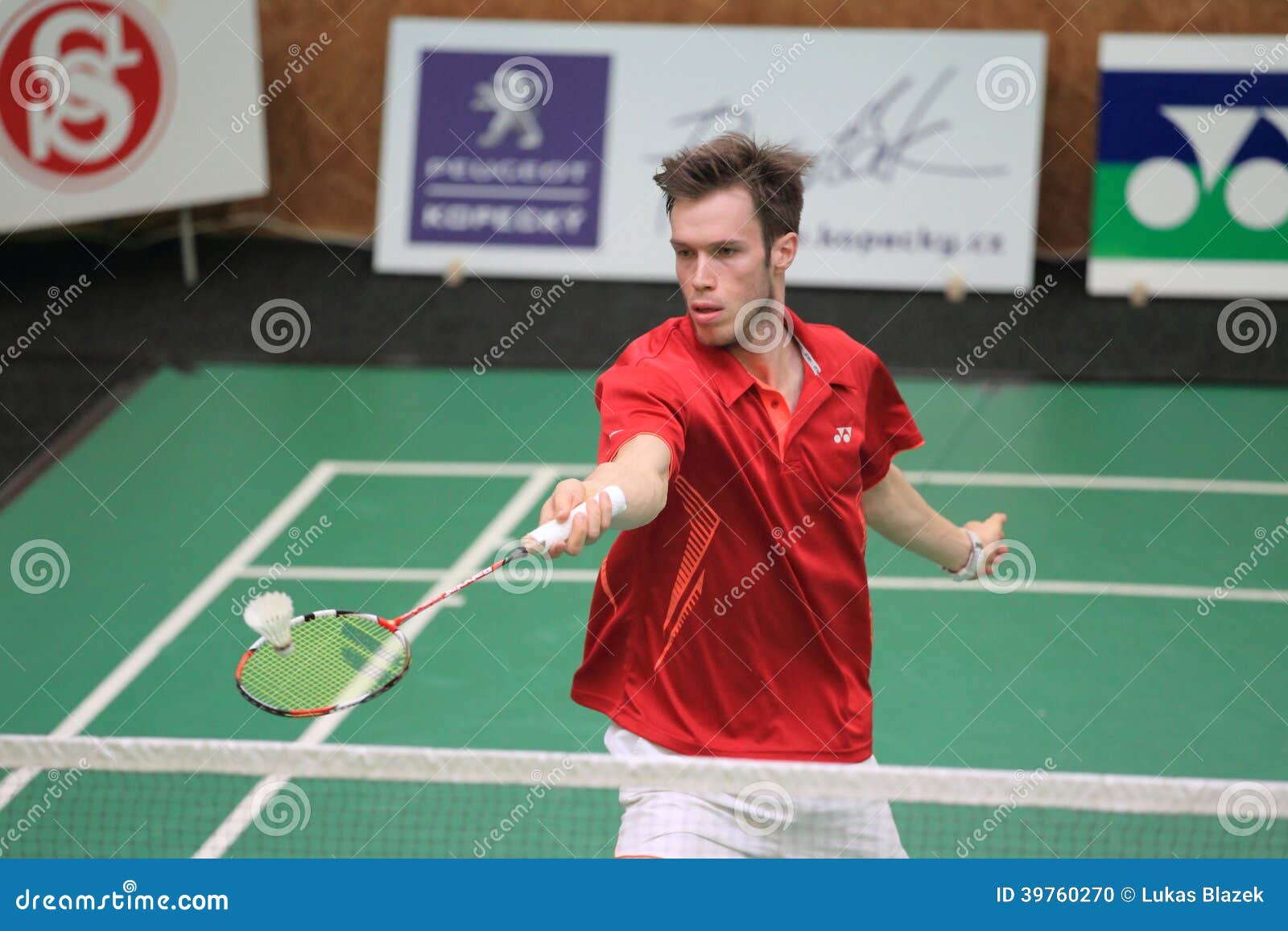 Michal Rogalski - Badminton Imagem Editorial - Imagem de jogador ...