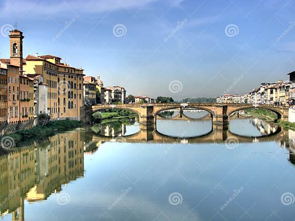Ponte Santa Trinita bridge stock image. Image of italy - 4657541