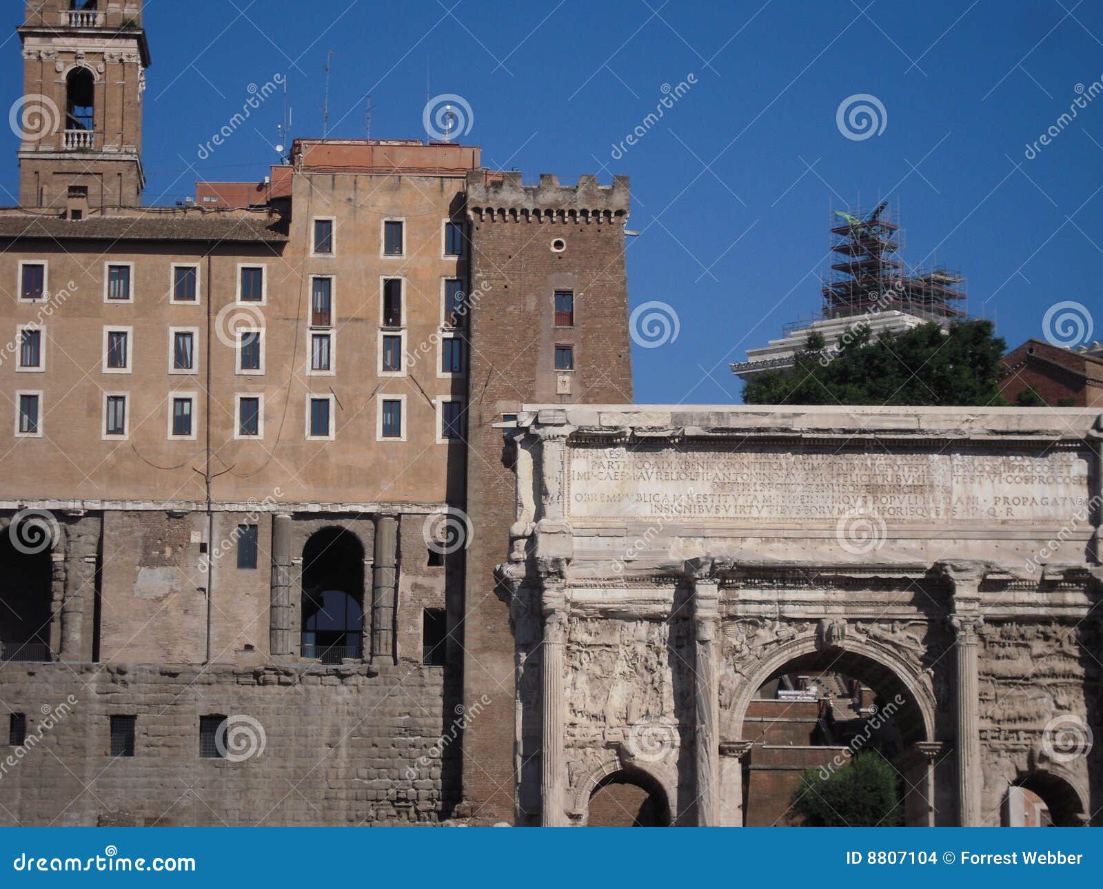 Michelangelo S Capitalina Hill Building Stock Photo - Image of ...