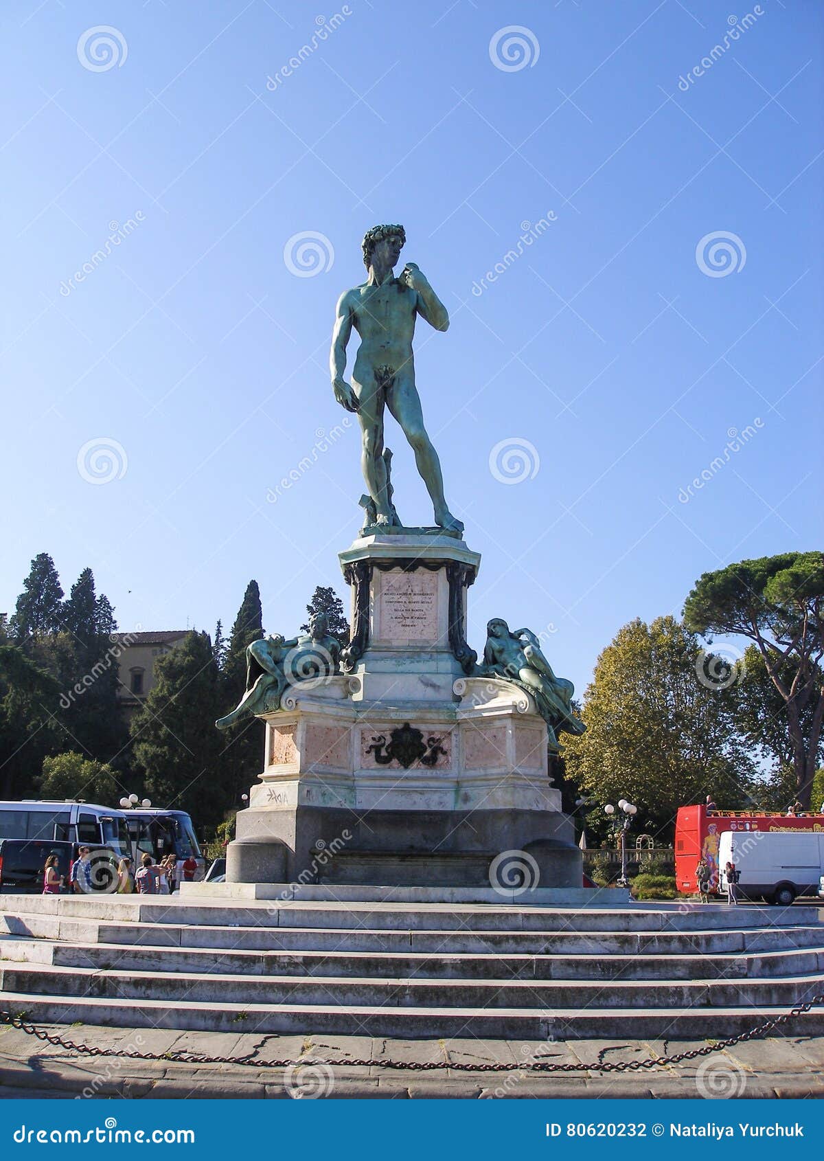 Michelangelo square editorial photography. Image of florence - 80620232