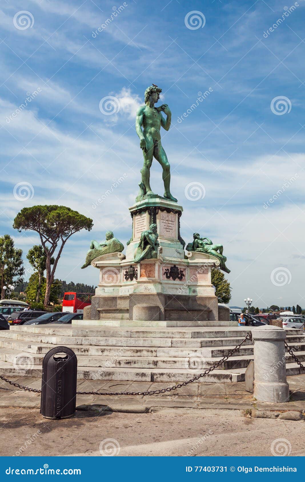 Michelangelo Square in Florence. Italy Editorial Photo - Image of ...