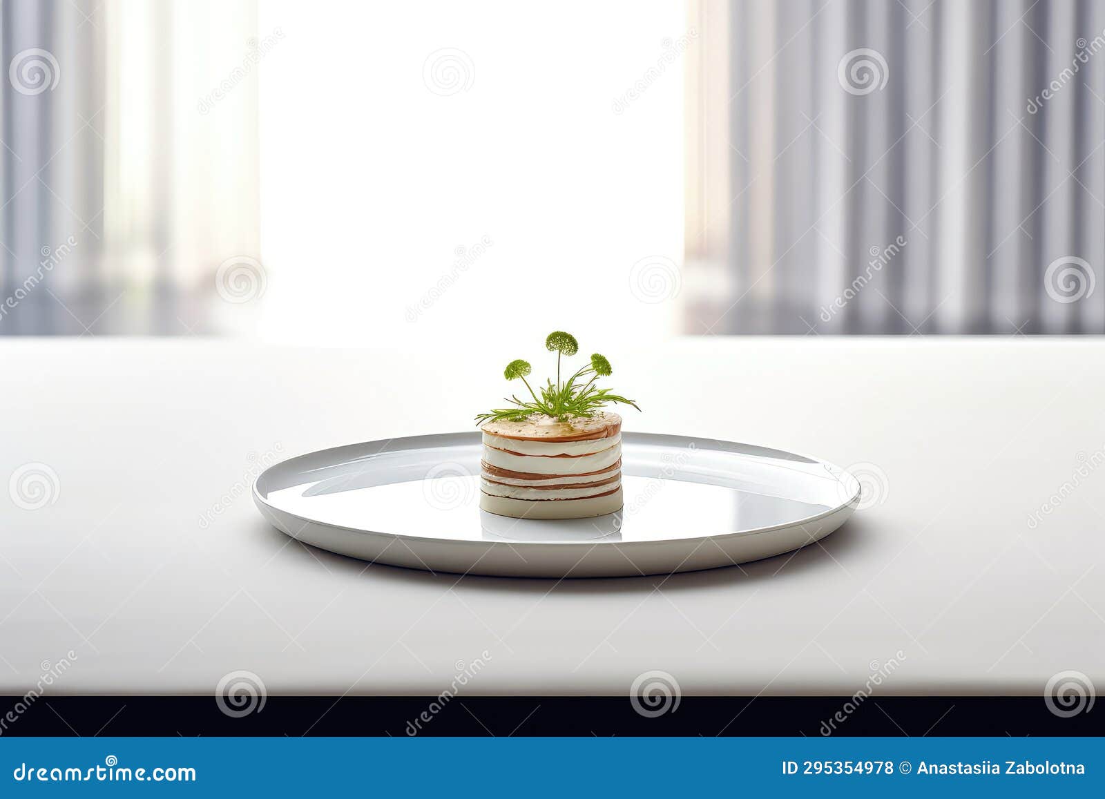Michelin Star Dish Served in Refined Restaurant Stock Photo - Image of ...