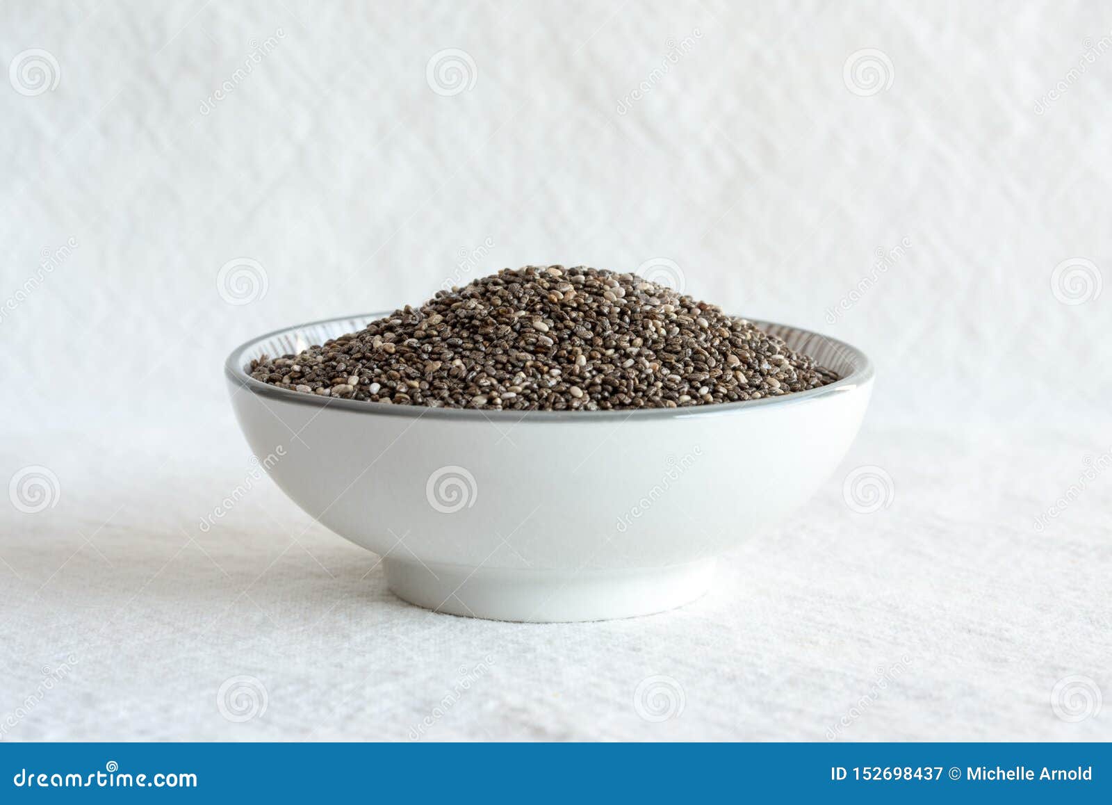 Chai Seeds in a Bowl stock image. Image of food, small - 152698437