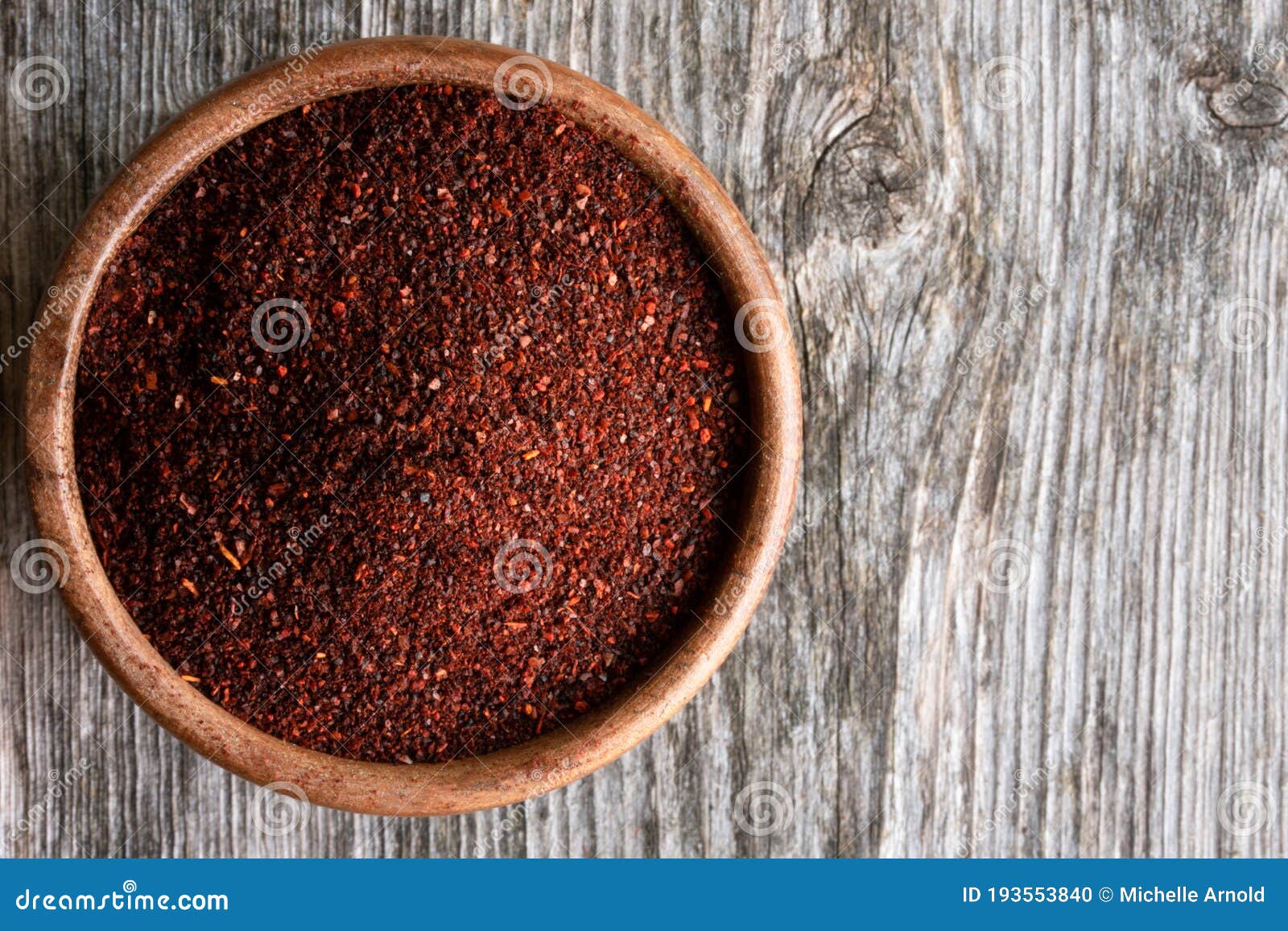 Chili Powder Spilled Out Of A Cut Open Chili Pepper Stock Photo ...