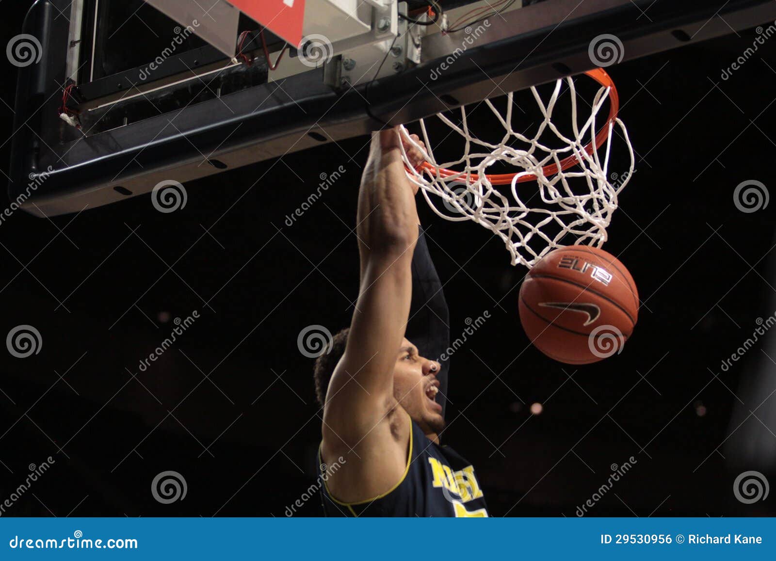 Michigan Forward Jordan Morgan Dunks the Basketball Editorial Photo ...