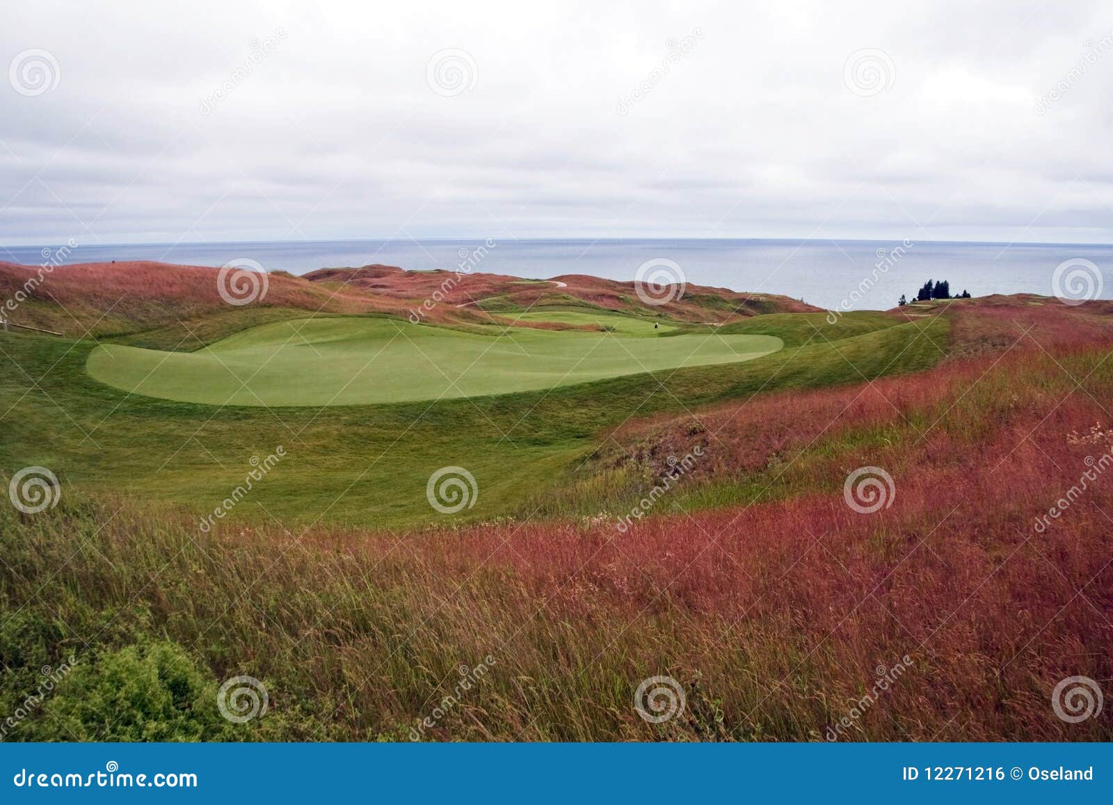 Arcadia Bluffs Golf Course in Arcadia, Michigan. Stock Photo - Image of ...