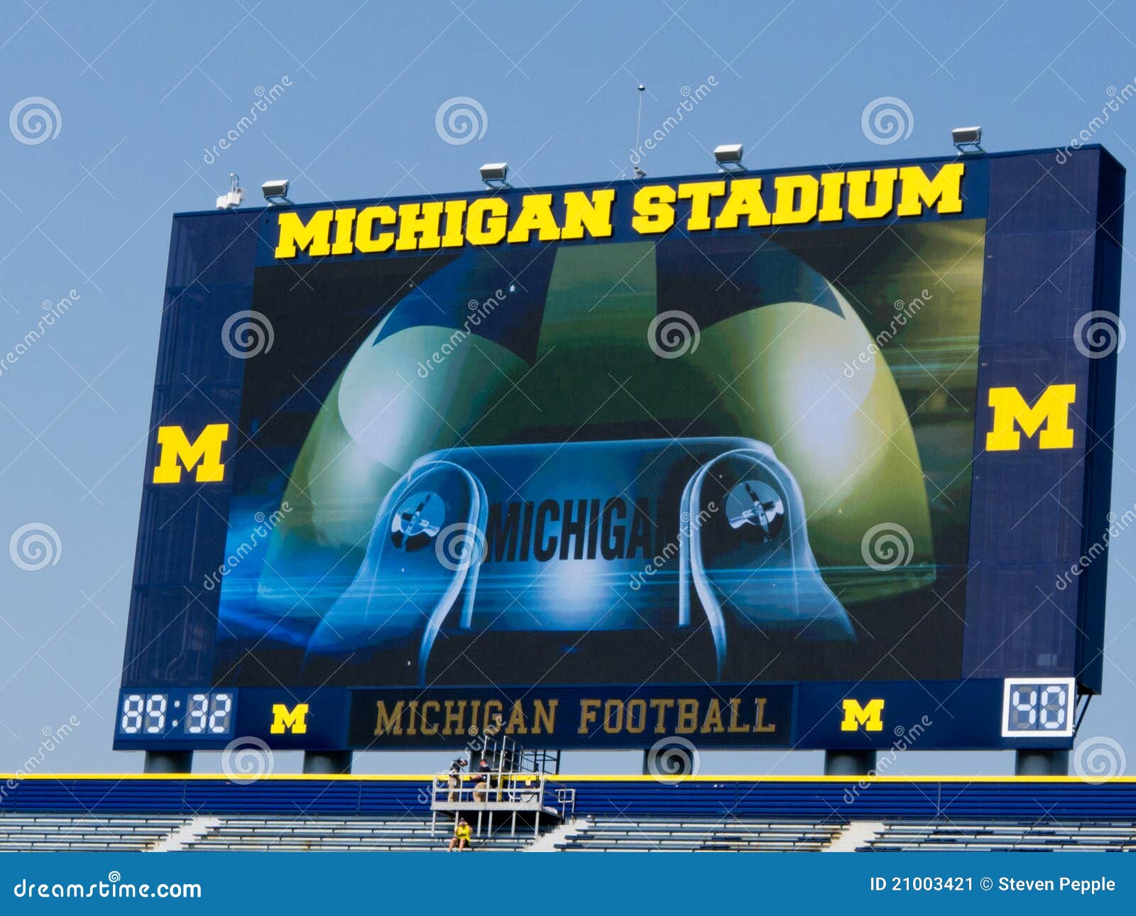 Michigan State Football Stadium Scoreboard