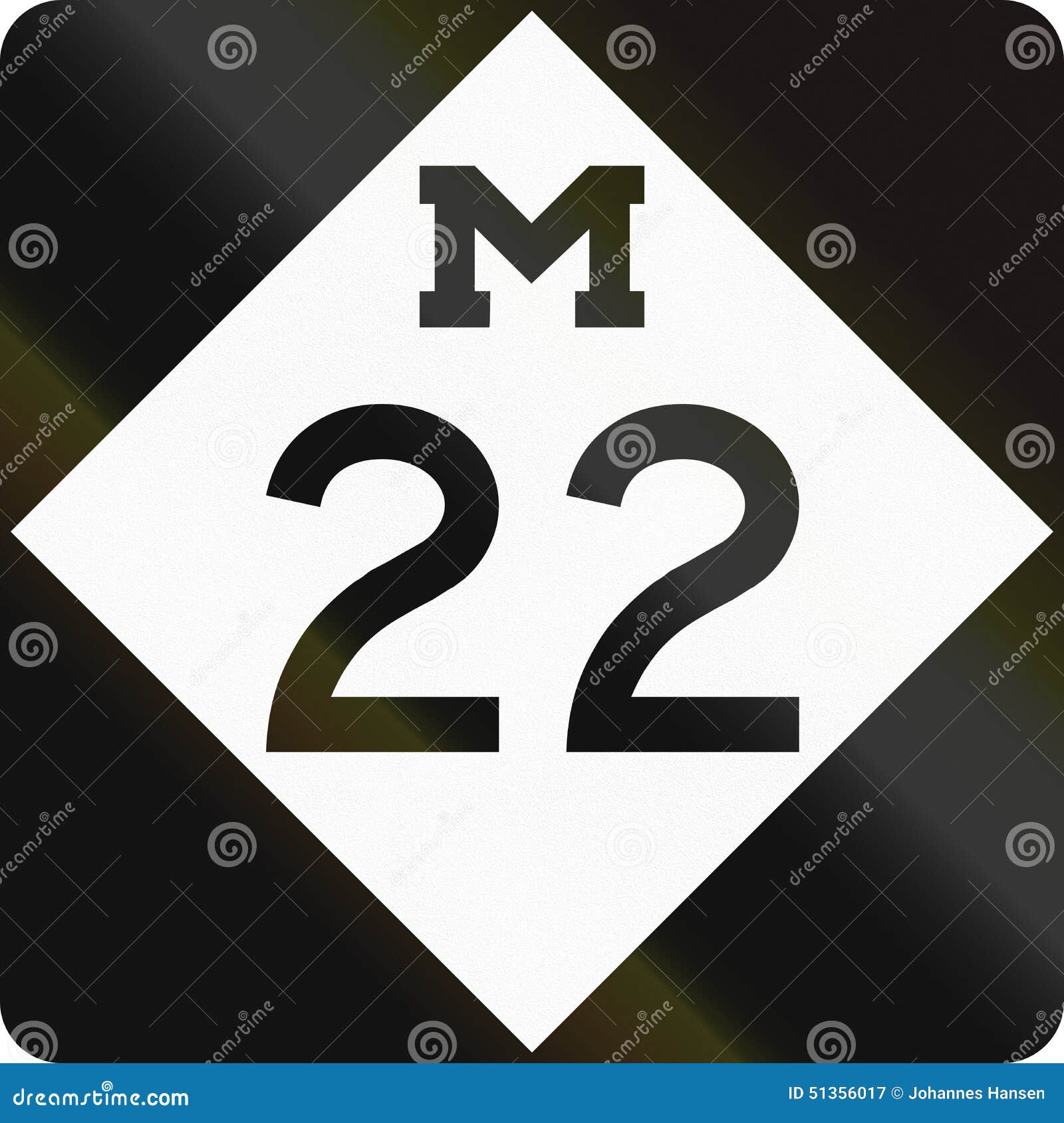 Michigan State Trunkline stock illustration. Illustration of color ...