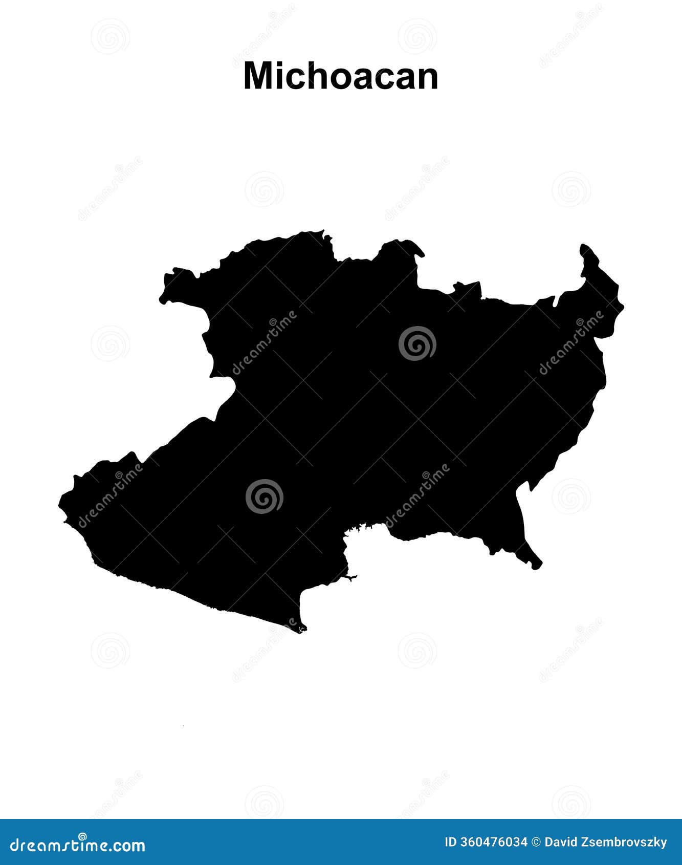 Michoacan State Flag, Mexico Stock Illustration | CartoonDealer.com ...