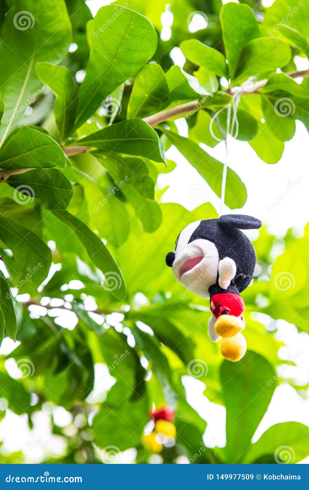 Mickey Mouse Doll Hanging on the Tree Editorial Stock Image - Image of ...