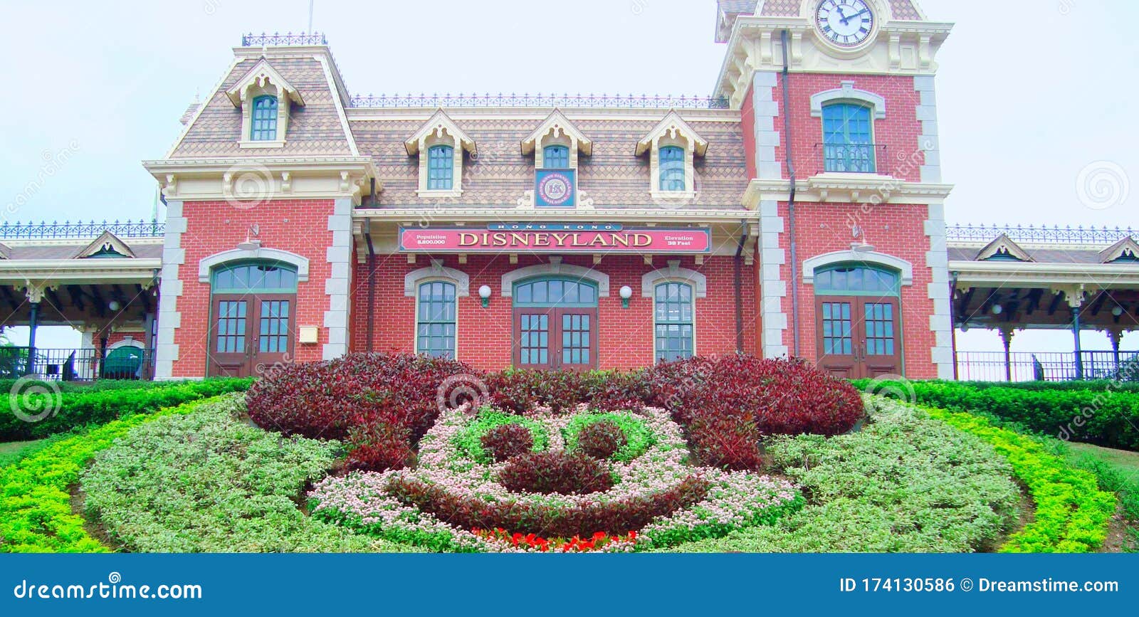 Mickey mouse garden editorial photo. Image of garden - 174130586
