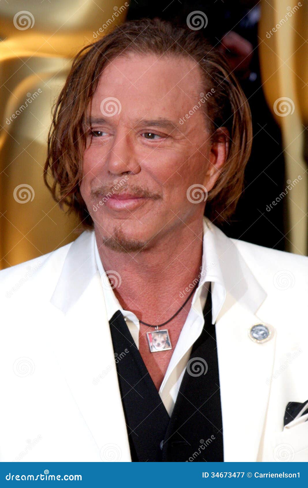 Mickey Rourke fotografía editorial. Imagen de kodak, febrero - 34673477