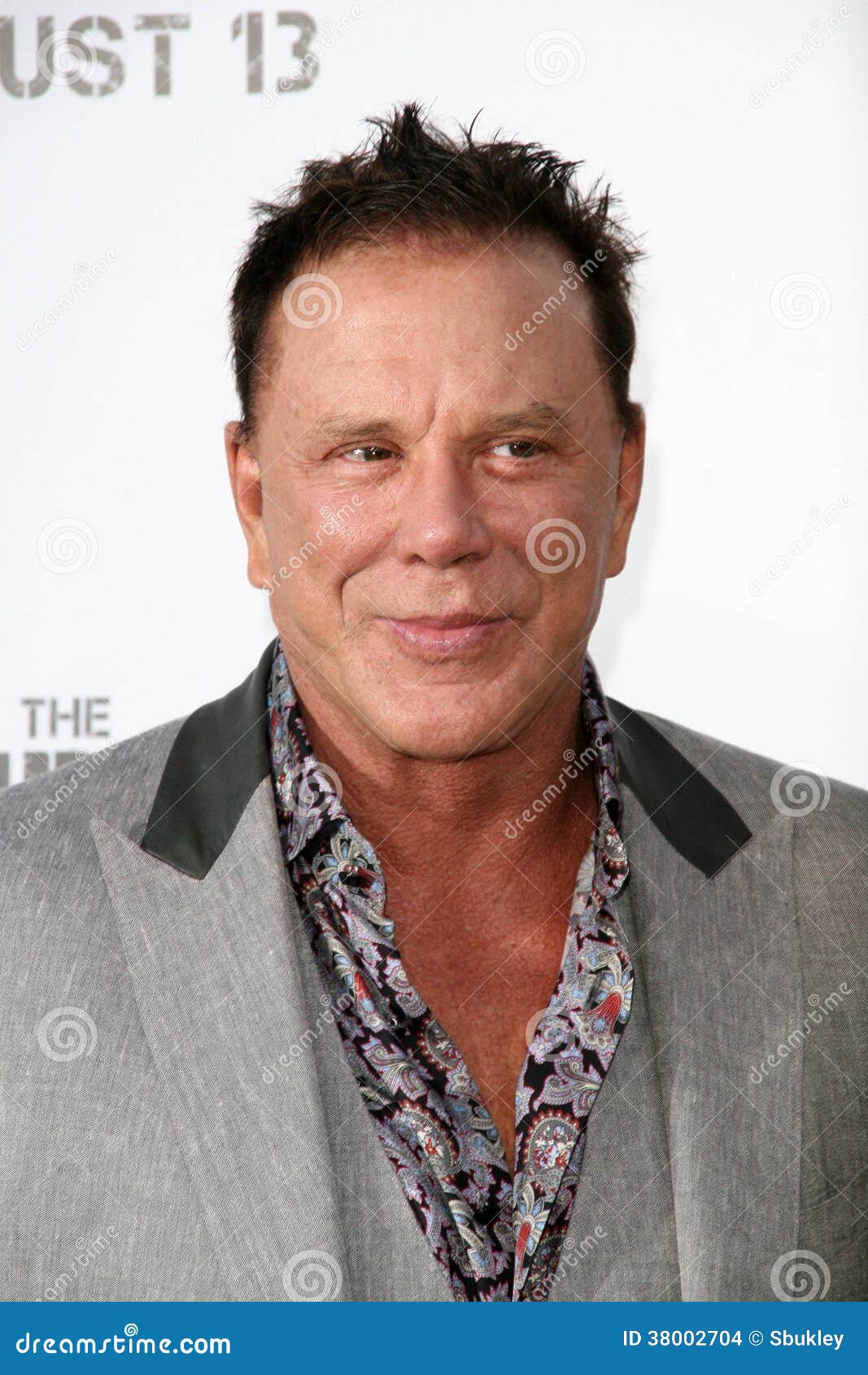 Mickey Rourke editorial stock image. Image of theater - 38002704
