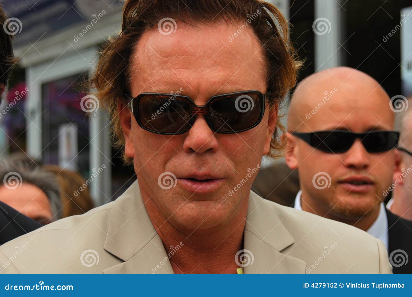 Mickey Rourke editorial photography. Image of cannes, artist - 4279152