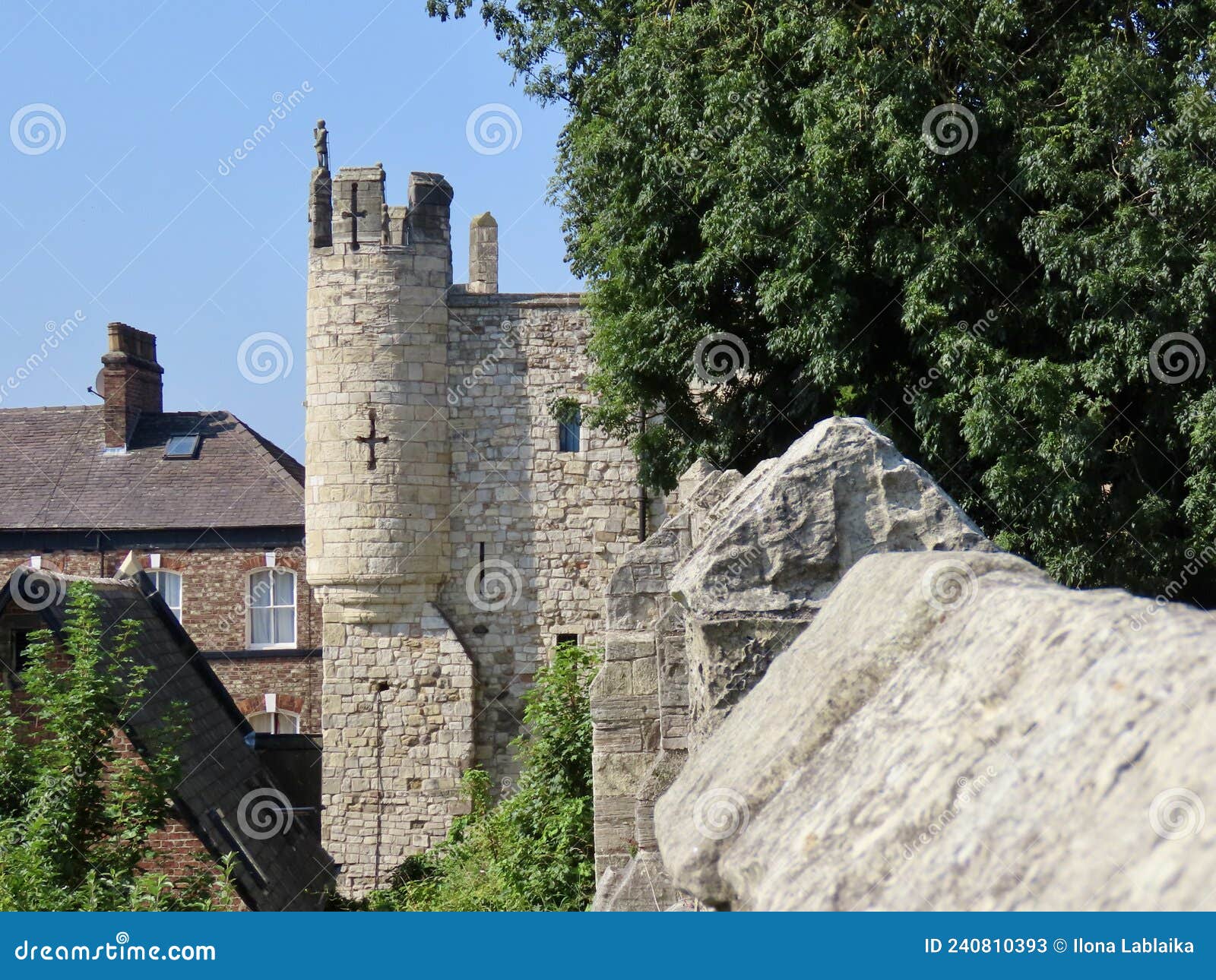 Micklegate Bar in York stock image. Image of english - 240810393