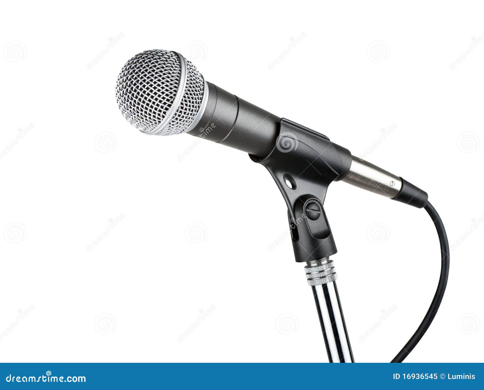 Micrófono imagen de archivo. Imagen de objeto, conectado - 16936545